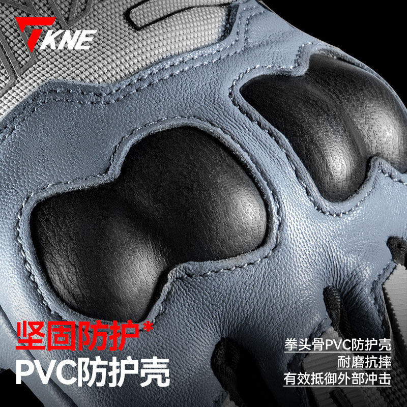 TKNE KP8夏季复古真皮摩托车手套：复古潮流与极致防护的完美碰撞！-骑士手套-淘宝好物网