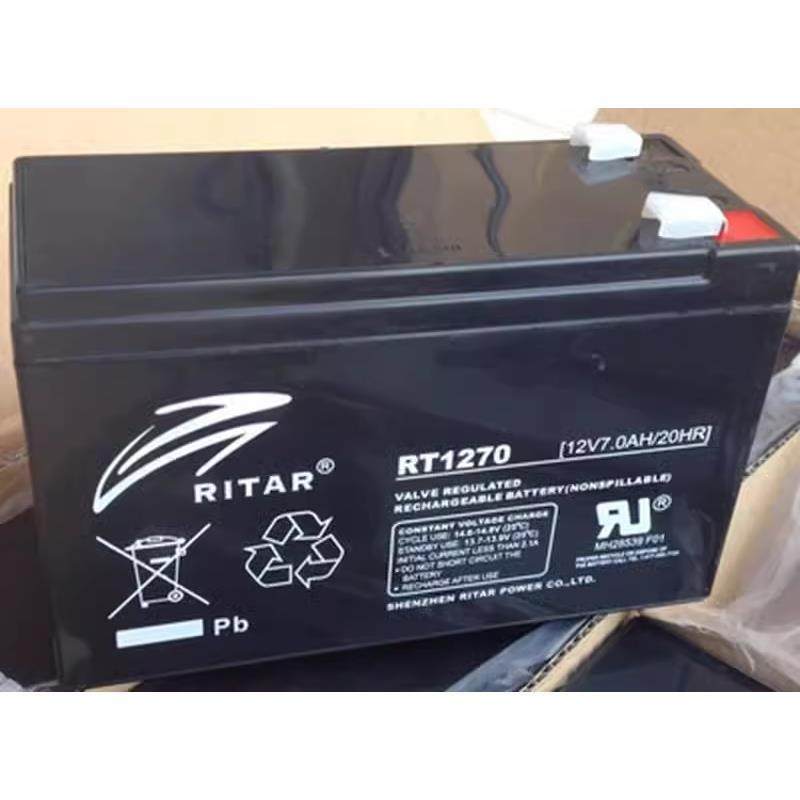 電梯平層應急裝置抱閘鬆閘備電池RITAR/RT1270/12V7AH/瑞達蓄電池