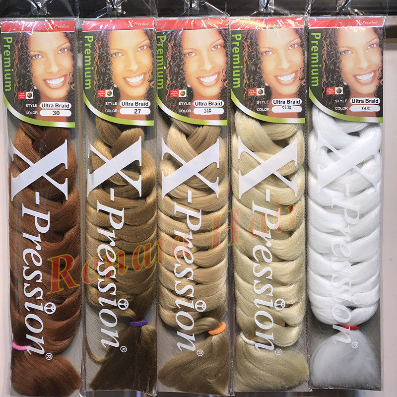 解锁你的发丝自由！Xpression Braids Hair Extension Twist Jumbo Expression Braid 让 ...