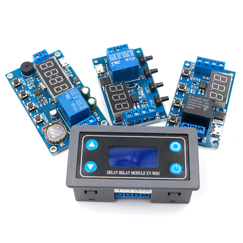 1-way relay module triggers delayed power-off and disconnection cycle timing circuit switch ...