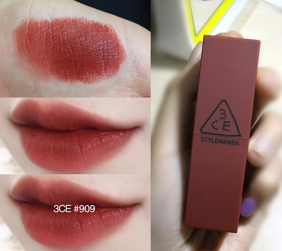 3CE口红220#脏橘色值不值得买？哑光雾面吃土妆感太绝！_唇膏_淘宝美妆网