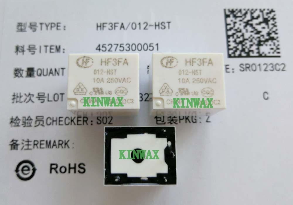 繼電器HF3FA-W/24-1ZTF 10A250VAC 原裝正品