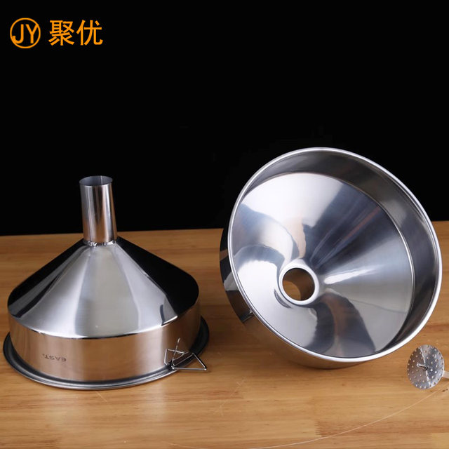 Thicked stainless steel funnel large -caliber industrial chemical work ...