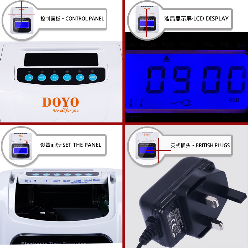 [USD 126.21] English card clock card card card paper electronic ...