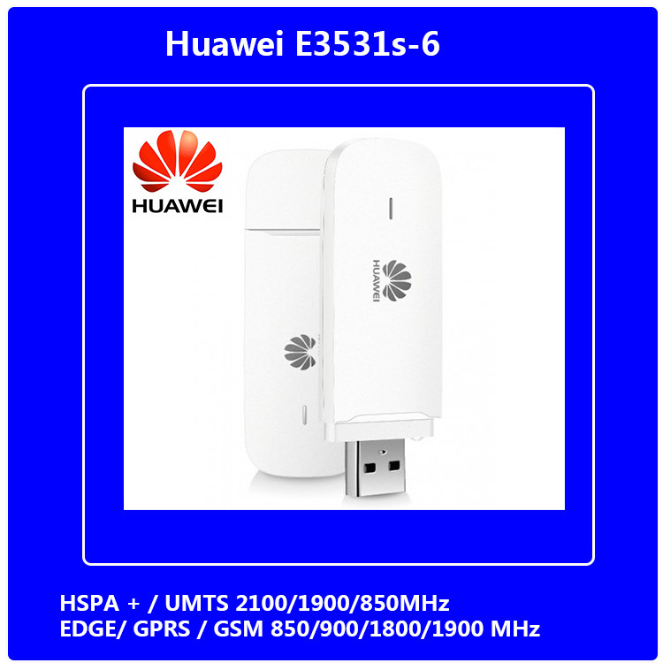 全新華爲E3531S-6 3g GSM USB調製解調器HSPA + 21 Mbps無線網卡