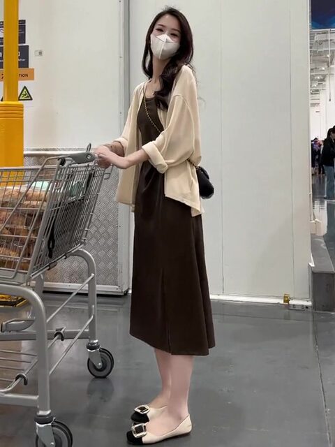 Summer salt-style outfits a complete set of age-reducing temperament ...