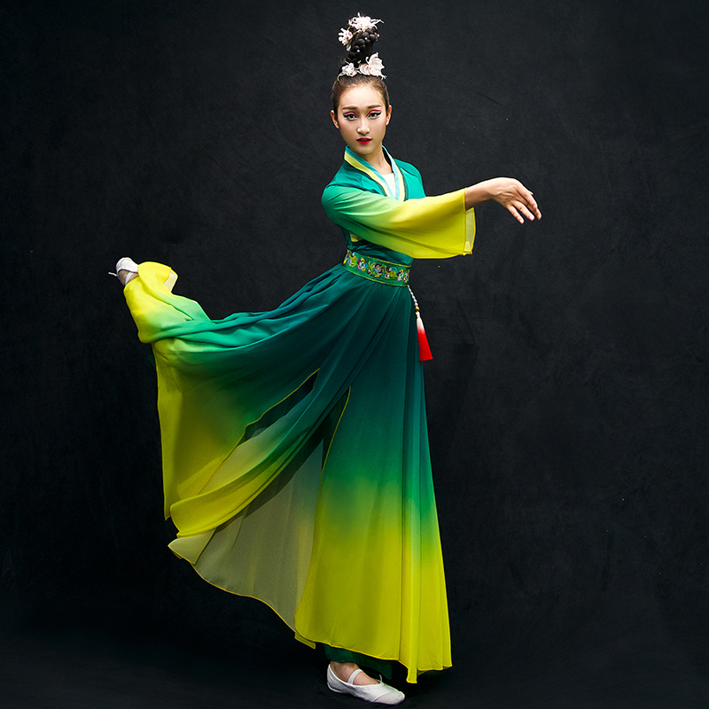 Chinese Folk Dance Costumes Classical Dance Costume Female Chinese ...