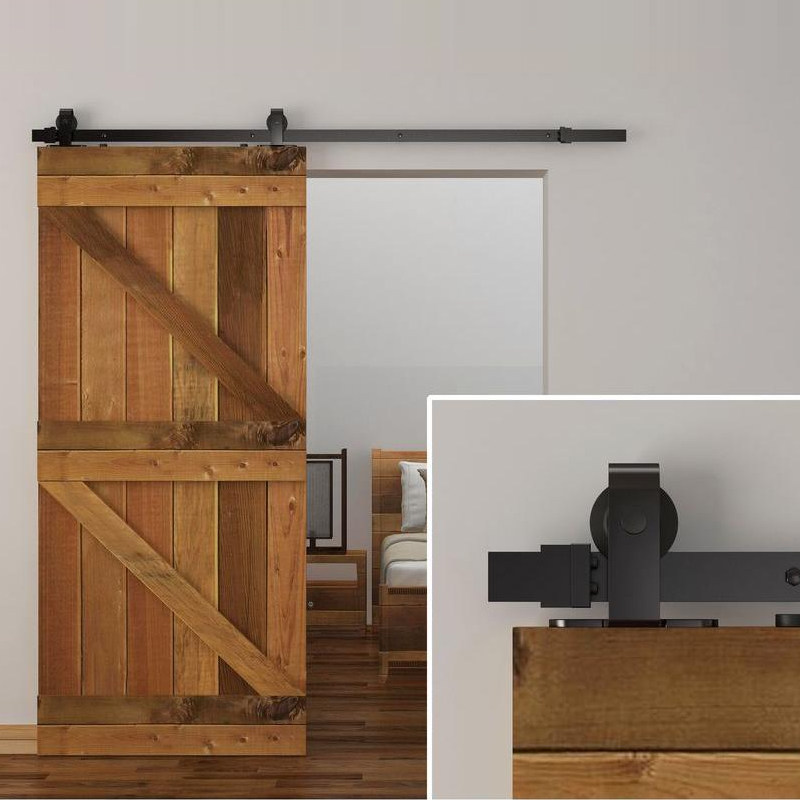 [USD 61.68] Carbon Steel Barn Gate Trangle American Barn Gate Track ...