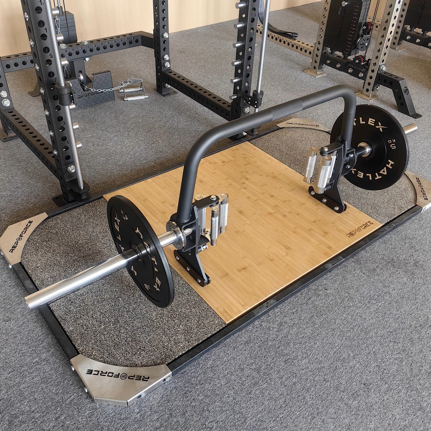 REPFORCE六边框硬拉杆35KG：💪健身必备神器，让你的深蹲和硬拉不再枯燥！🔥-杠铃-淘宝好物网