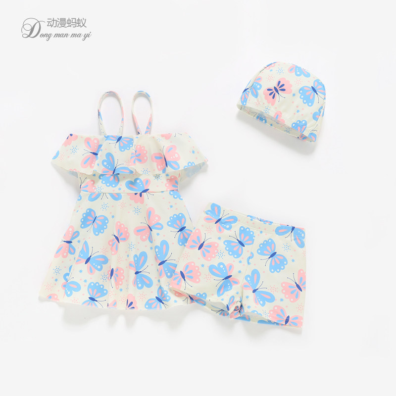 [USD 38.70] 2-year-old 3-year-old girl in swimsuit baby princess ...