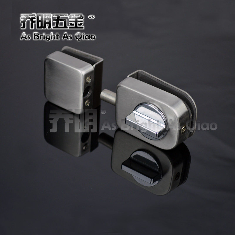 [USD 26.91] Do not punch the glass door lock Double door glass latch ...