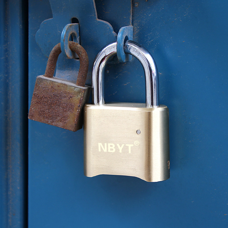NBYT防水特大号304不锈钢锁梁仓库货车大门铁门铜千层密码锁挂锁：安全守护神，防撬防盗不怕水！-普通密码锁-淘宝好物网
