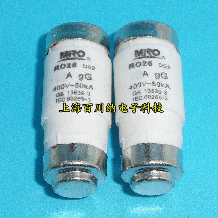 [USD 4.67] Fused MRO RO26 Fuse D02 63a gG 400V 50kA R026 Fused Core ...