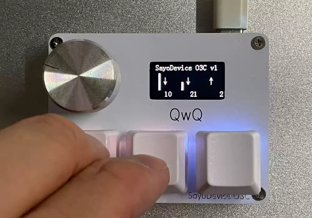 SayoDevice磁轴游戏键盘 支援Windows macOS可自定义旋钮