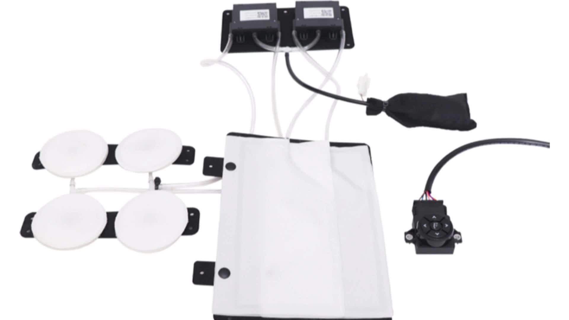 Rv 4-ways Pneumatic Air Bladder Back Lumbar Support Massage System Car ...