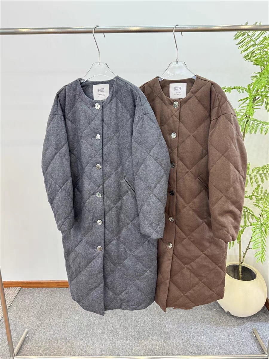 现货韩国女装PH23冬季新品：单排扣圆领中长款羽绒服，温暖时尚不撞款！-内衣配件-淘宝好物网