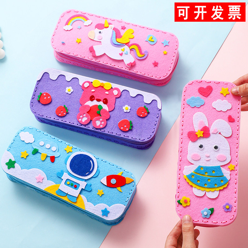 Creative pencil case diy kit: a kid's hands-on masterpiece! a treasure ...