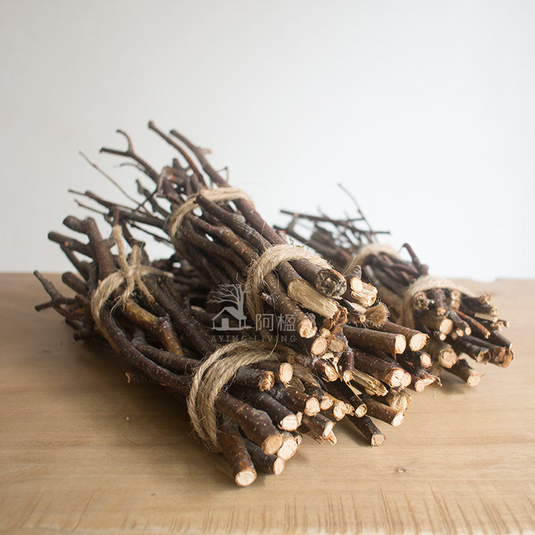 Kindergarten handmade small bundles of birch trees natural dry branches ...