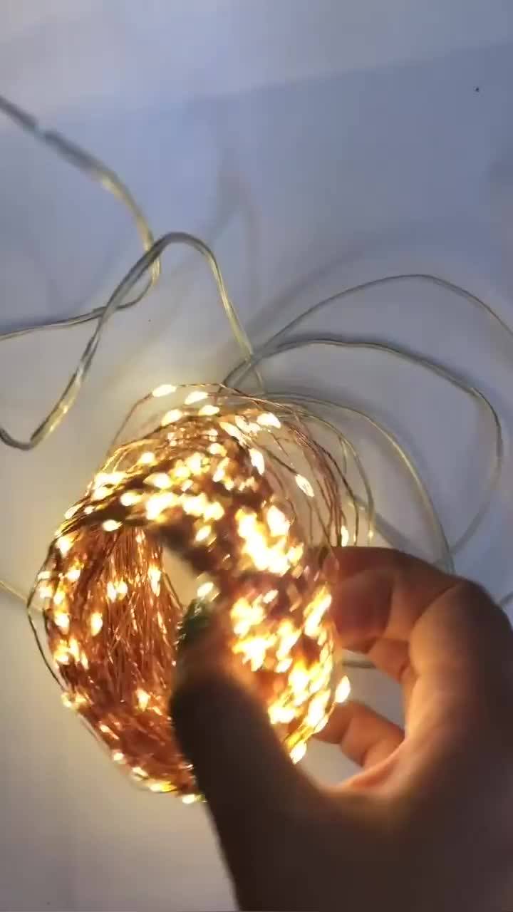 Led Strings Copper Wire 3xaa Battery Operated Christmas Wedding Party ...