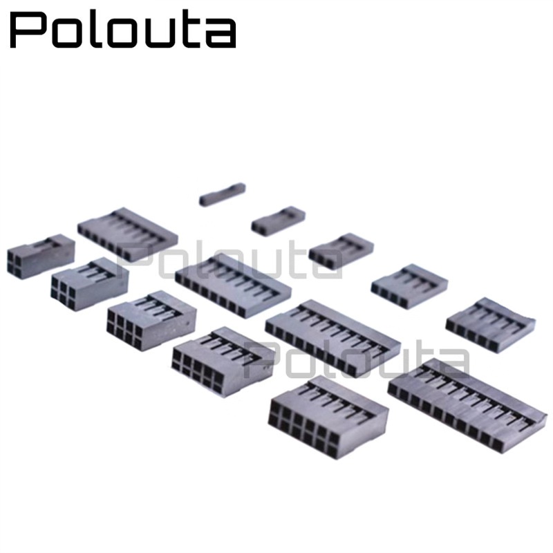 DuPont shell DuPont rubber shell 2 54mm DuPont wire plug single double row 1 2 3 4 5 6 7 8 9 10P