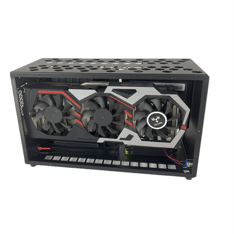 D1FX metal mini ITX computer case SFX power metal gaming small case ...