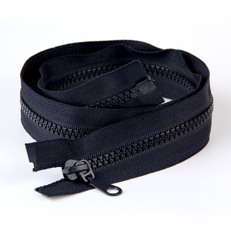 10 down jacket zippers No. 5 resin zipper black clothing jacket coat ...