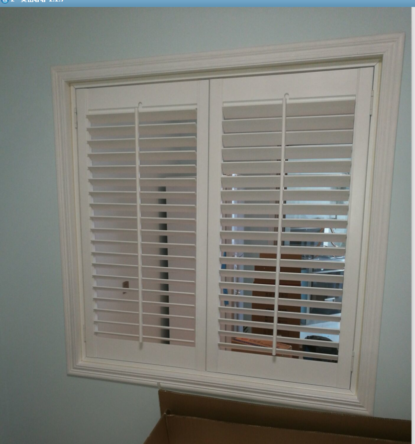 [USD 195.45] Folding louvers Active louvers Wooden louvers Solid wood ...