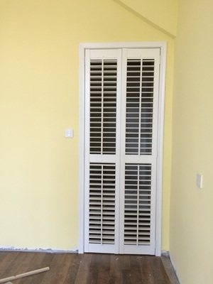 [USD 195.45] Folding louvers Active louvers Wooden louvers Solid wood ...