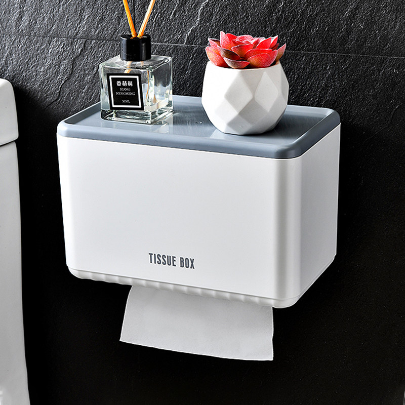 [USD 10.88] Toilet tissue box waterproof non-perforation hotel toilet ...