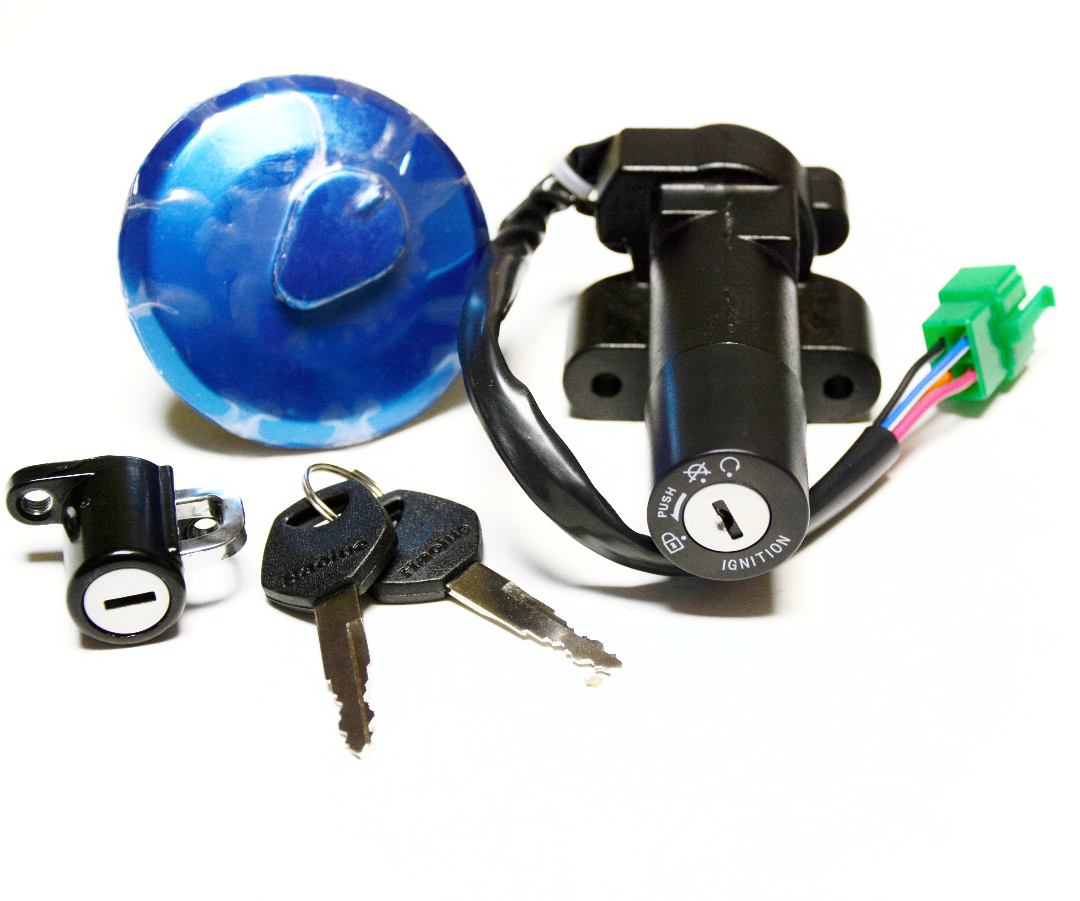 [USD 12.77] Applicable to the HJ125-8E 8F 8T set of lock door lock fuel ...