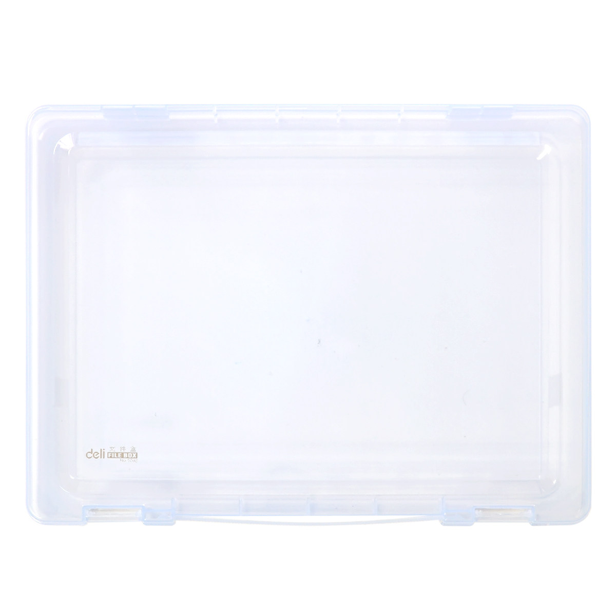 Deli 5701/5702 transparent blue plastic file box: an office essential ...