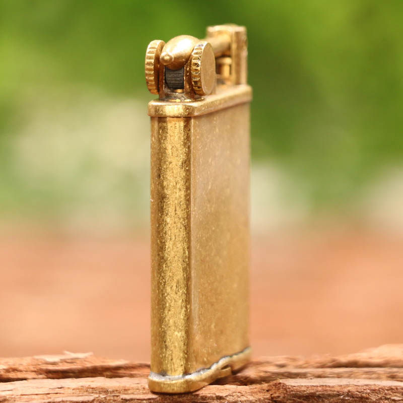 KUBOY ultra-thin copper kerosene lighter Mini small creative ...