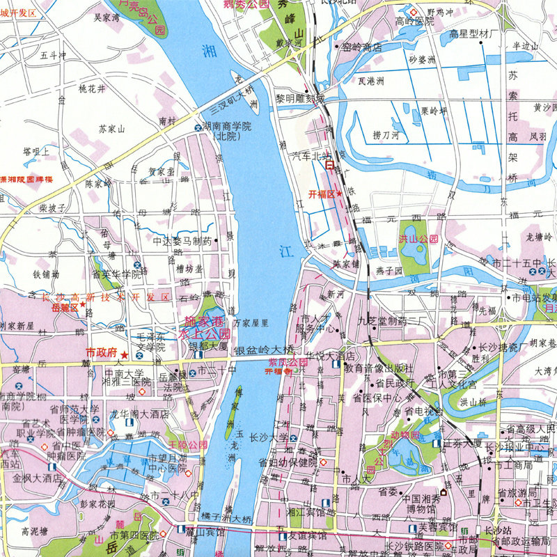 [USD 11.44] Hunan Province Atlas 2021 Edition Details to the county ...