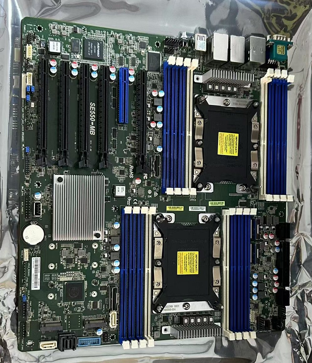 全新永擎华擎SE550-MB双路3647服务器工作站C621主板支持8显卡-淘宝网