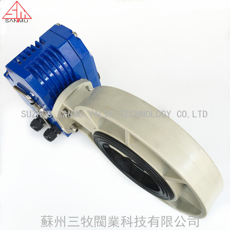 [USD 92.32] PP Electric Butterfly Valve PPH Electric Complex Butterfly ...