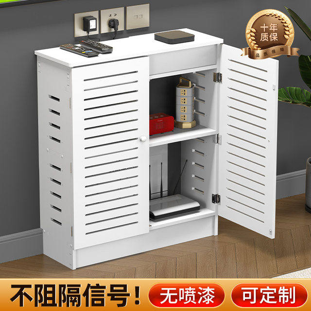 Router shielding cabinet multimedia cabinet network box box socket line ...