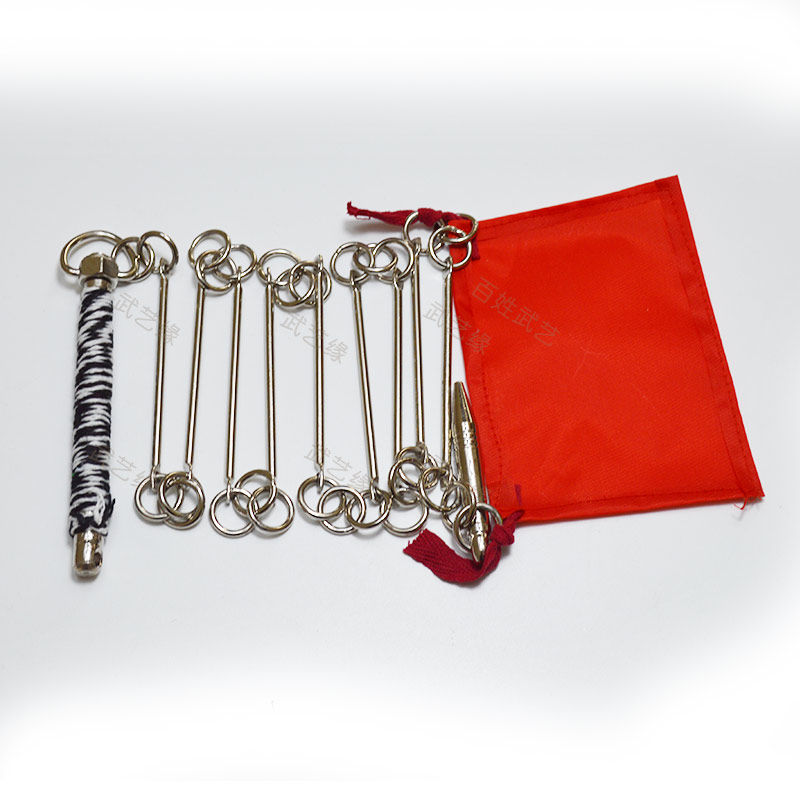 Nine-section whip steel stainless steel martial arts performance ...