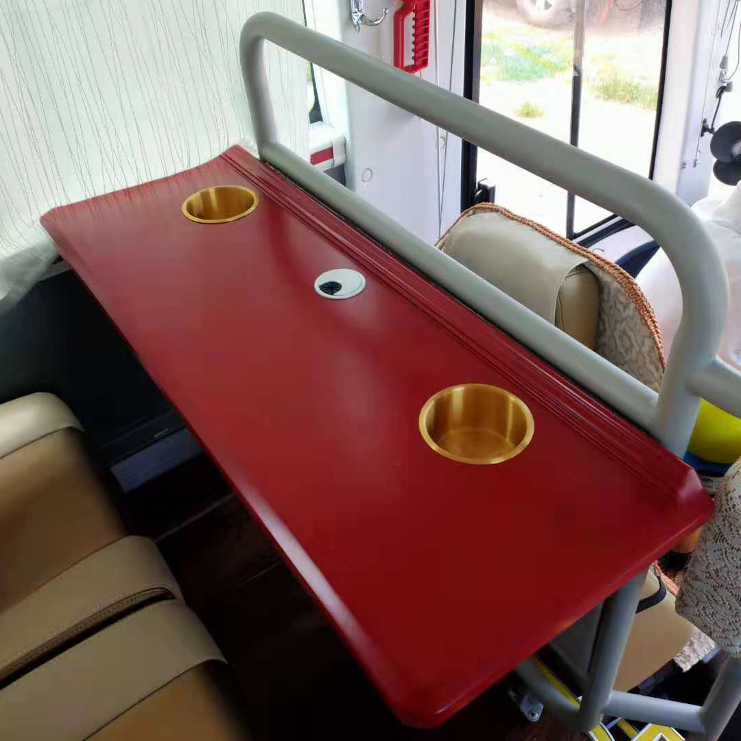 [USD 80.54] Passenger car folding table with big bus guardrail hanging ...