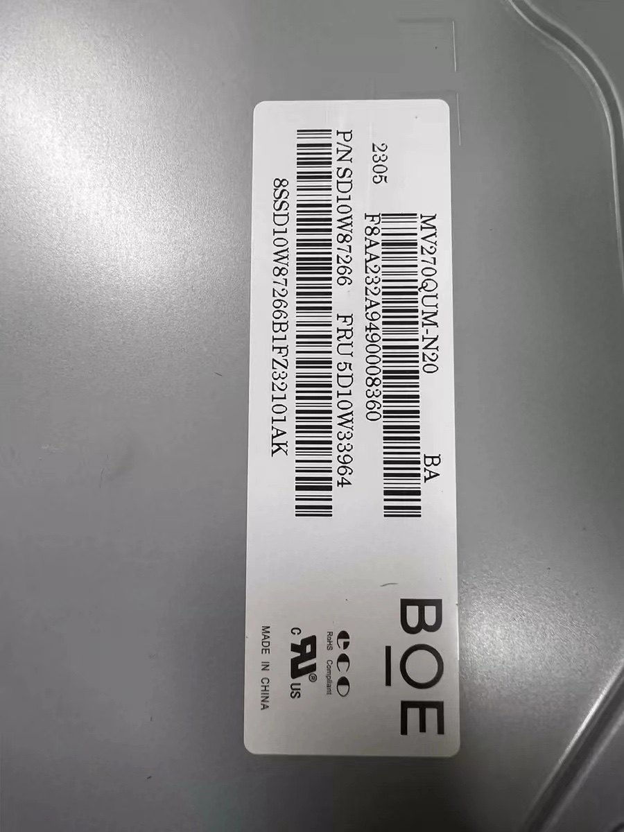 MV270FHM-N40 N20 N10 N30 MV270QUM-N20 LM270WR3-SSA1 4K液晶屏