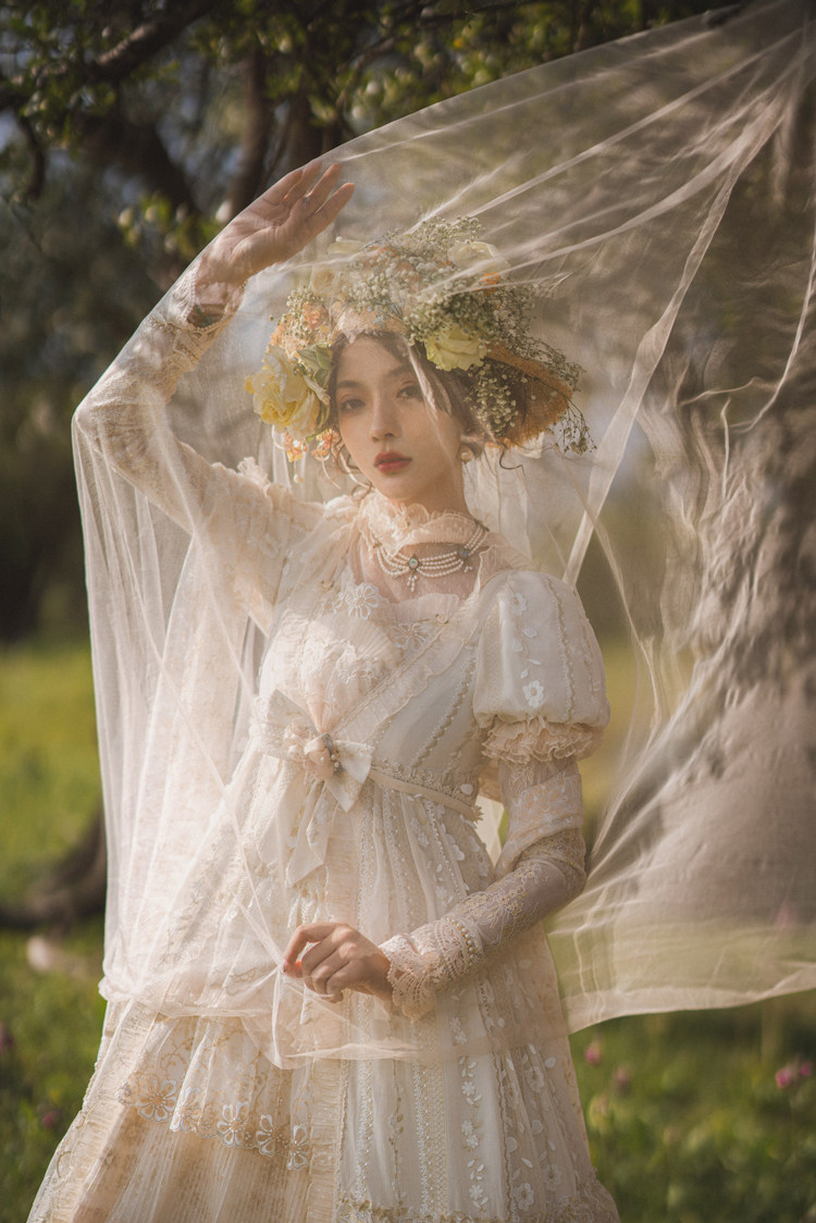 Ling Xi Lolita ~Camellia Luxury Lolita OP -Pre-order,One Piece Lolita ...