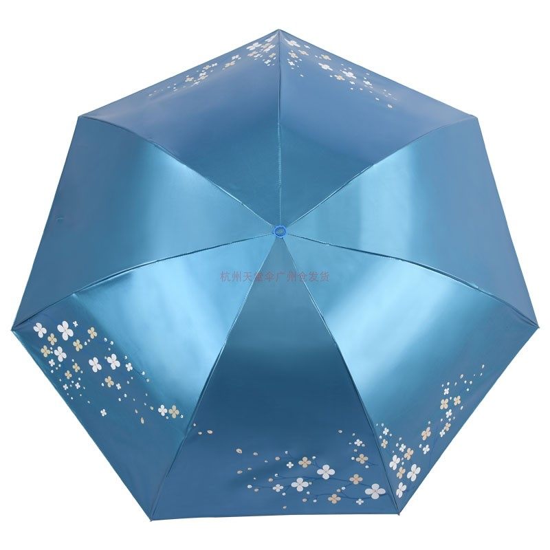 Buy Parcel heaven umbrella mini vinyl three folding clear umbrella ...