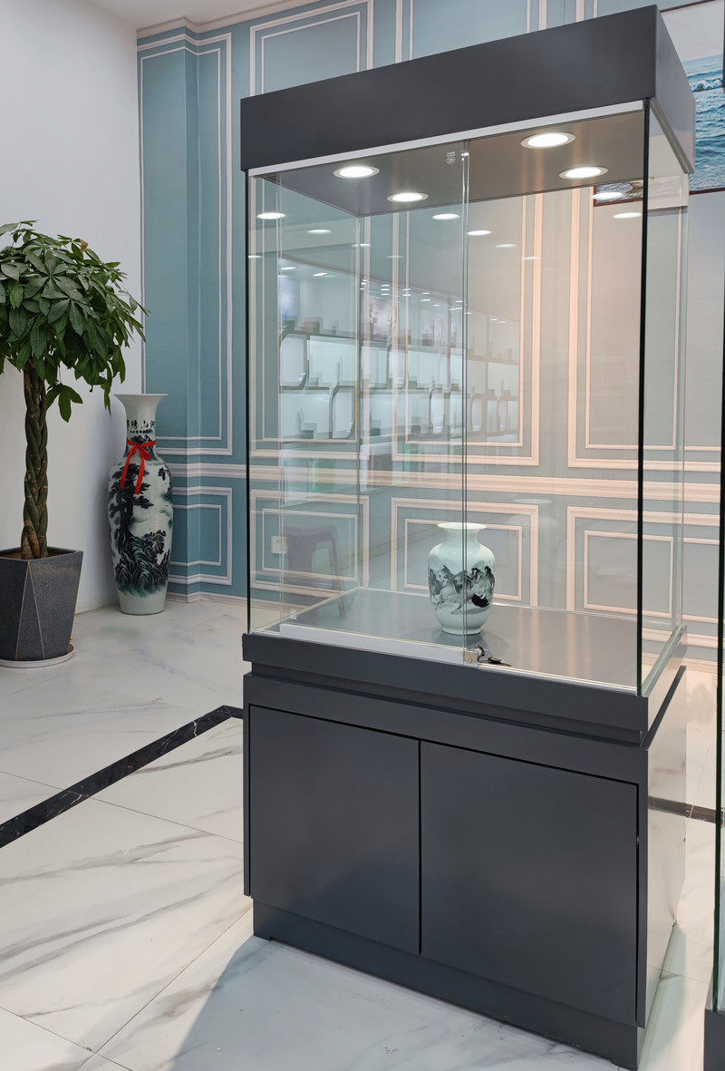 [USD 357.50] Museum Glass Display Cabinet Painted Exhibition Cabinet ...