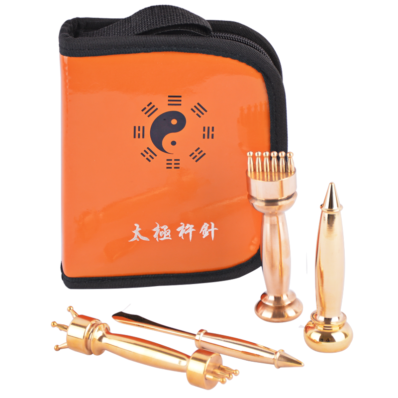 Tai chi massage tool set: 4 copper massage tools, your secret weapon ...