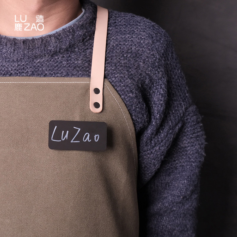 Deer-made store clerk badge, handwritten and washable, a new favorite ...