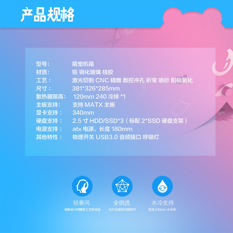 yeston/Yingtong RX580 2048SP 8G cute pet graphics card chassis cartoon ...