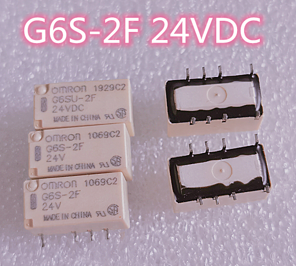 G6SU-2F 24VDC Omron Relay G6S-2F 24VDC Patch Foot G6S-2G 24VDC