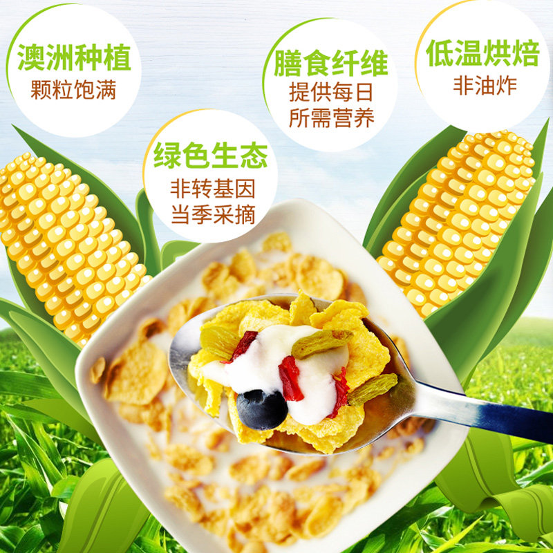 [USD 33.98] Freedom corn flakes instant fitness loss weight loss ...