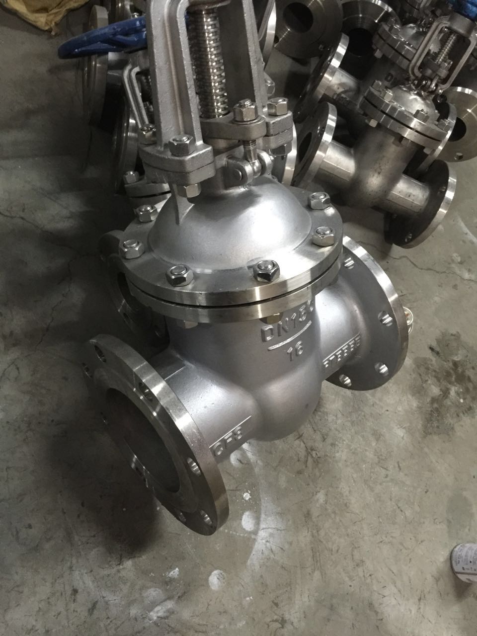 304 stainless steel valve Z41W-16P flange gate valve DN15 DN20 DN25 DN32 DN40 DN50