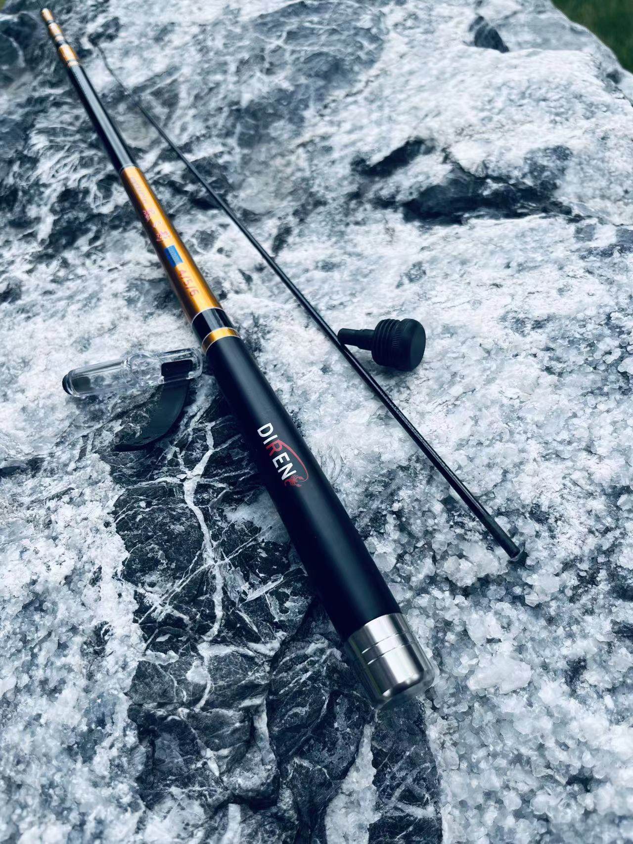 Taiwan import high-end balance shrimp fishing rod three-slot wind ...