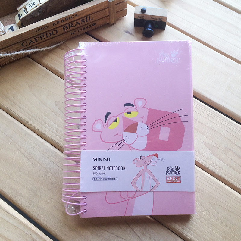 [USD 8.35] Famous Creative Miniso Pink Panther Notebook Pink Panther ...